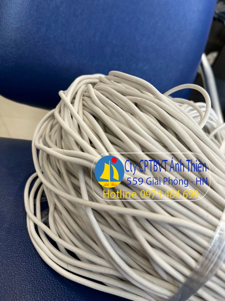 Gioăng silicon xốp trắng chịu nhiệt phi 4