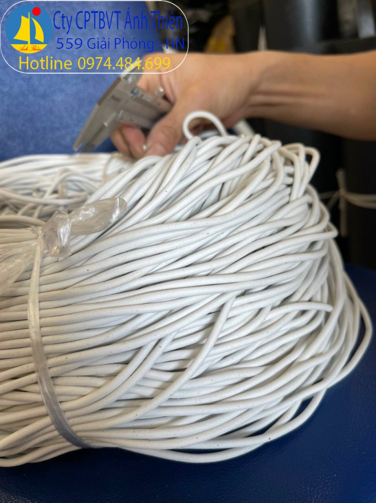 Gioăng silicon xốp trắng chịu nhiệt phi 4