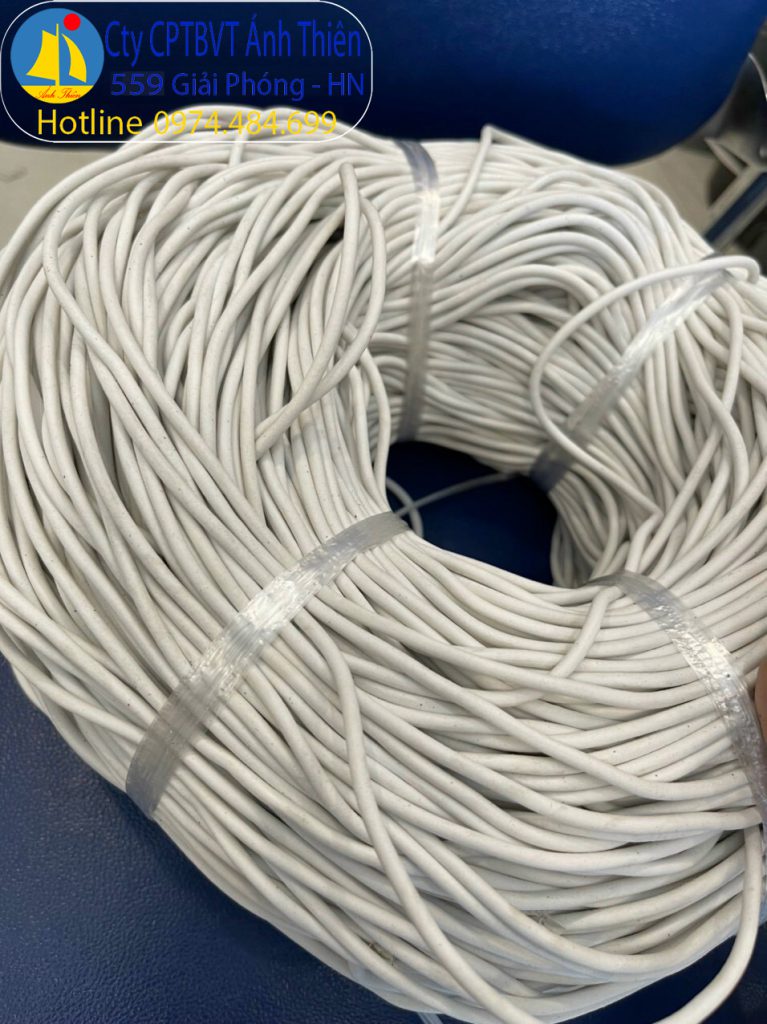 Gioăng silicon xốp trắng chịu nhiệt phi 4