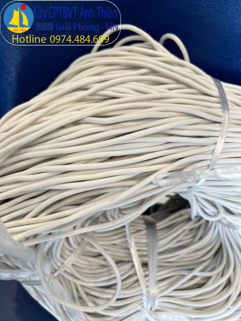 Gioăng silicon xốp trắng chịu nhiệt phi 4