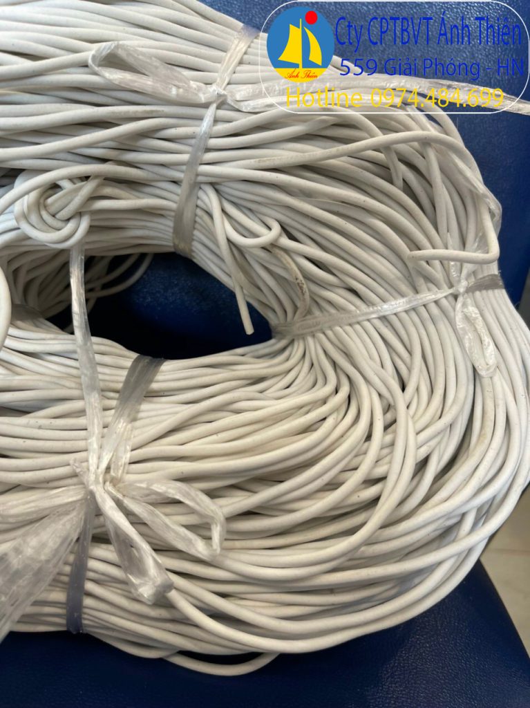 Gioăng silicon xốp trắng chịu nhiệt phi 4